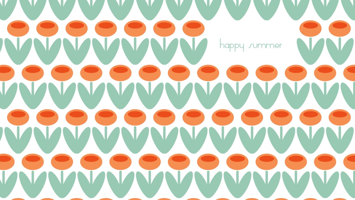 Summer Pattern Desktop Wallpapers - Wallpaper Cave