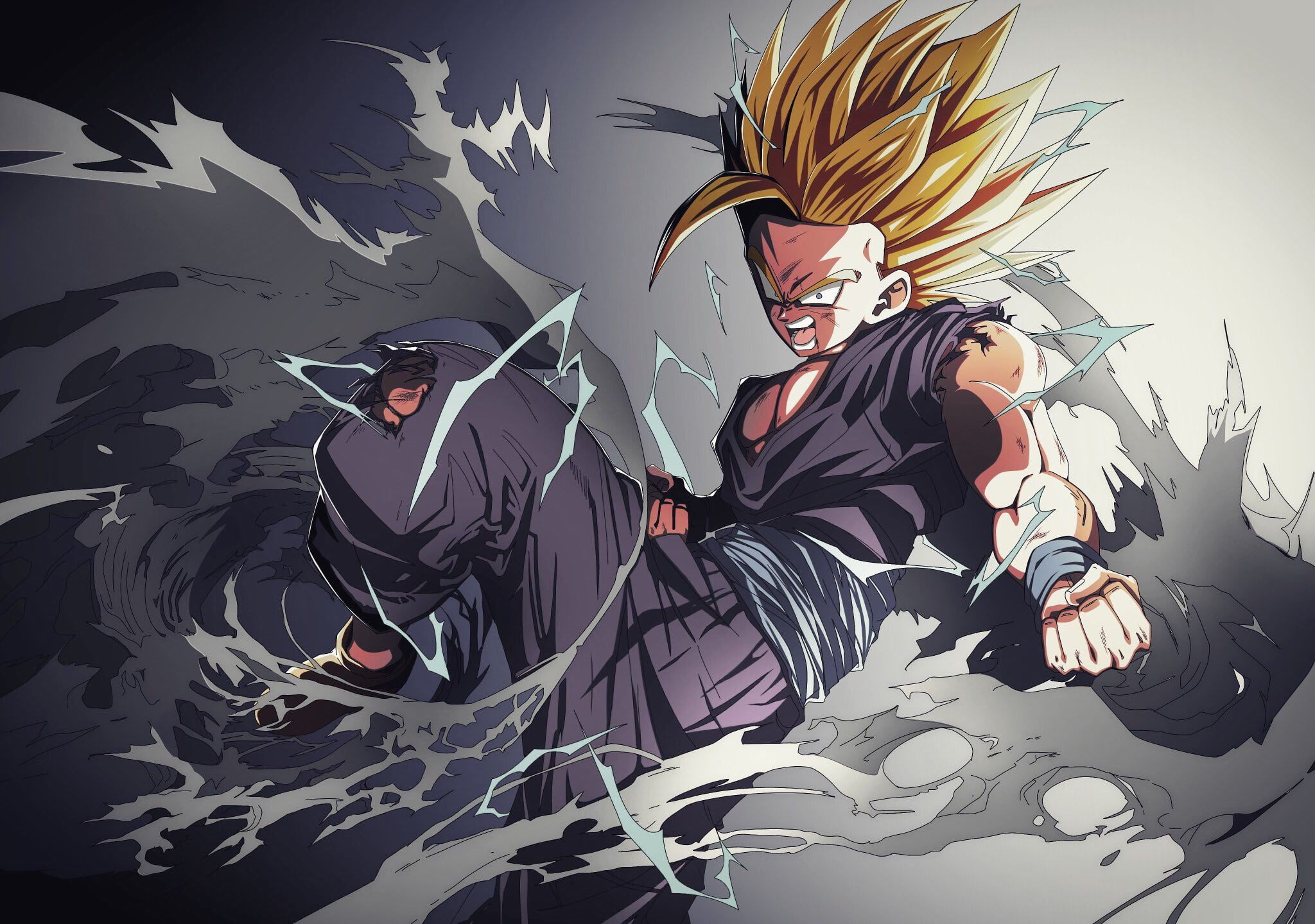 Gohan SSJ2 Desktop Wallpapers - Wallpaper Cave