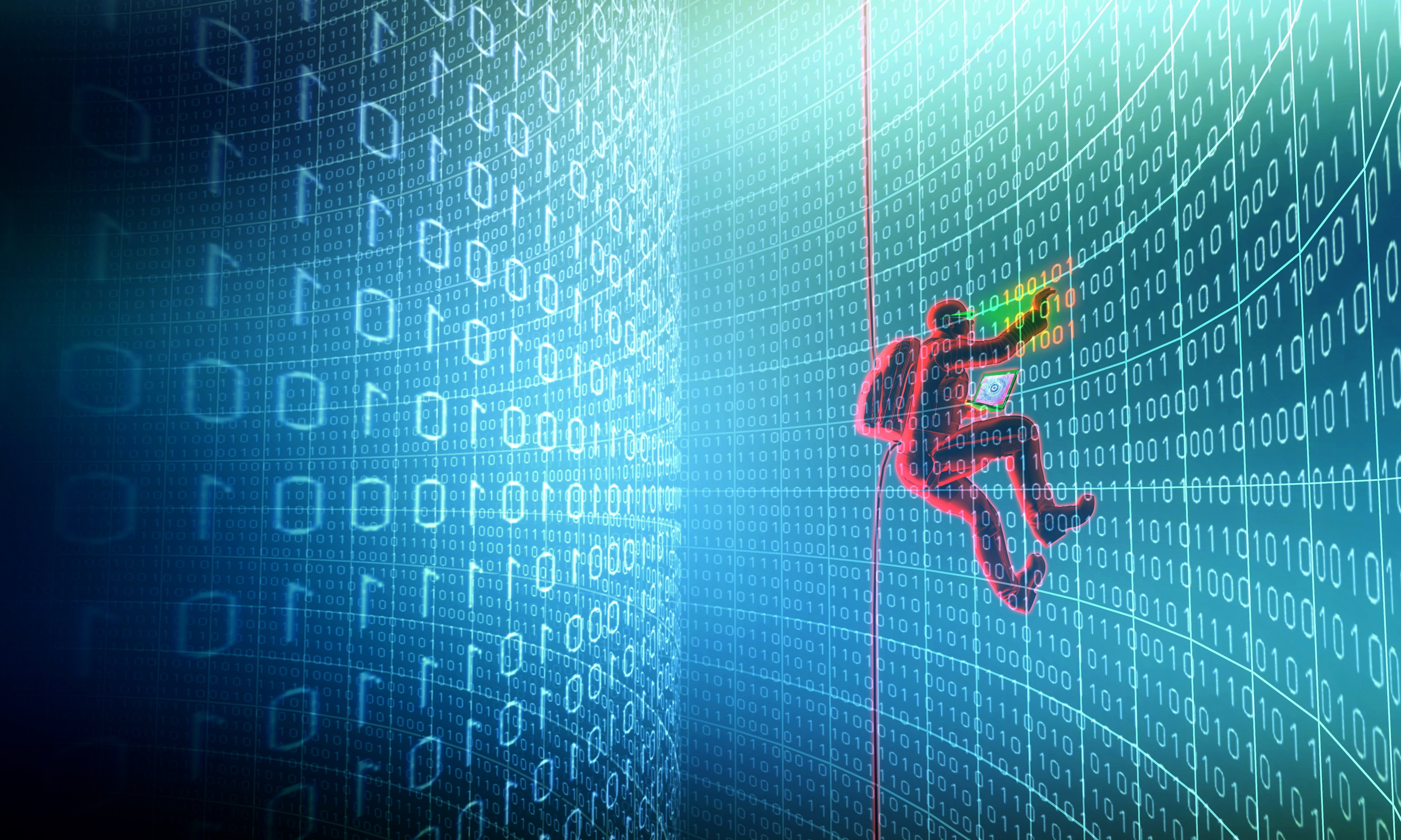 Hacker Blue Wallpapers - Wallpaper Cave