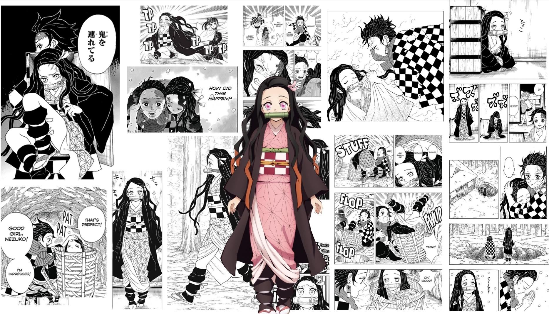 Nezuko Manga Wallpapers - Wallpaper Cave