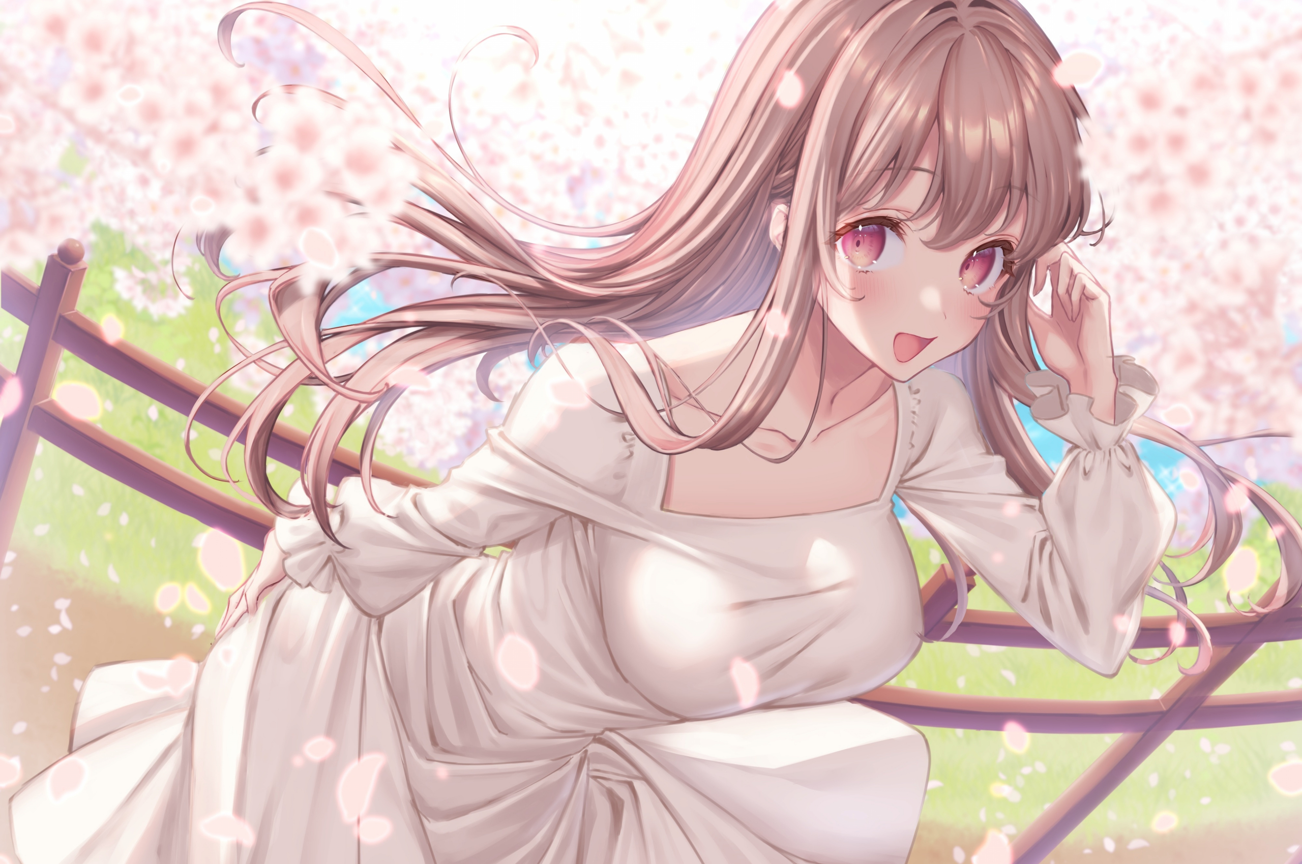 Girl Anime Spring Wallpapers - Wallpaper Cave