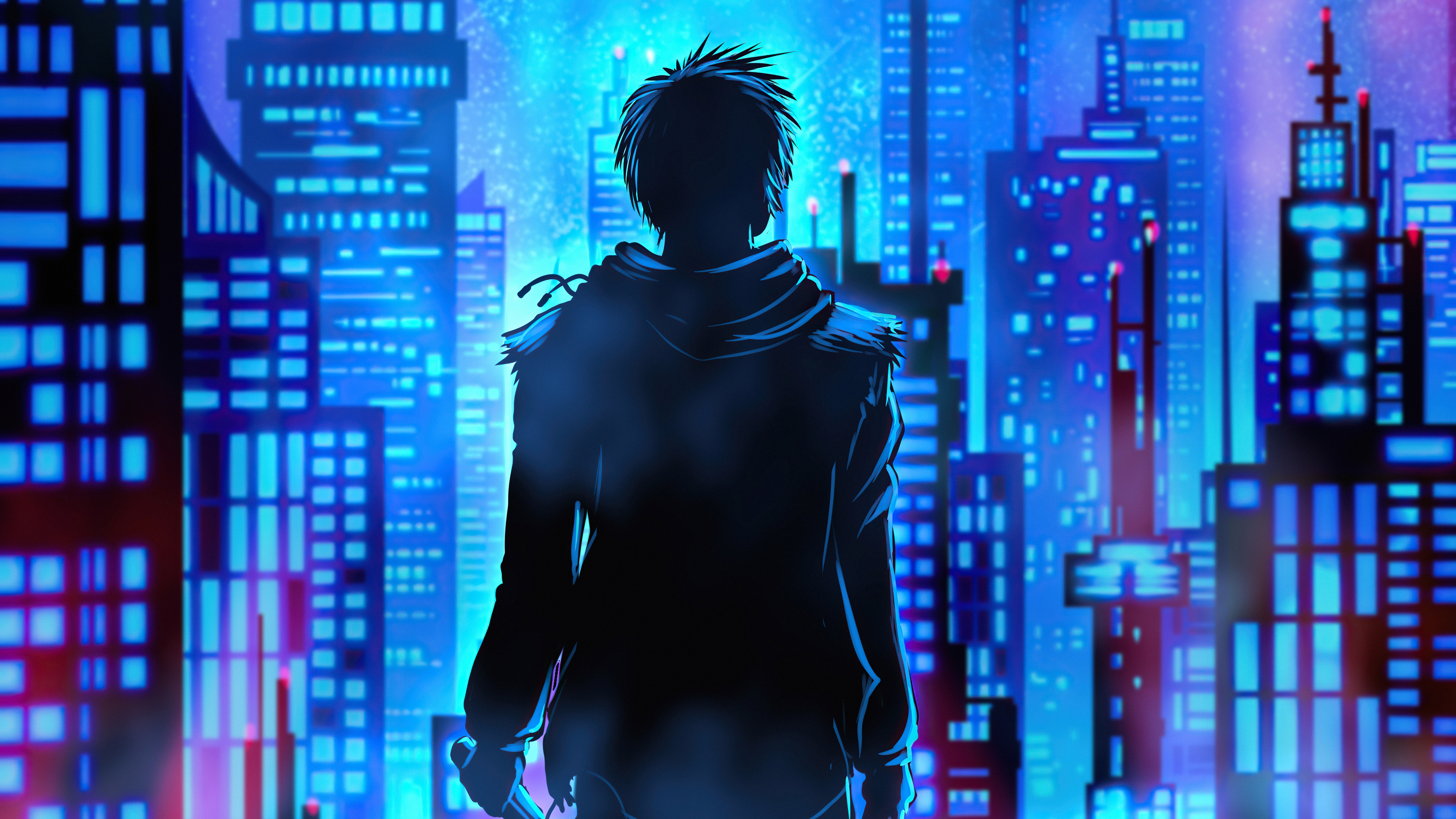 Desktop Anime Neon Wallpapers - Wallpaper Cave
