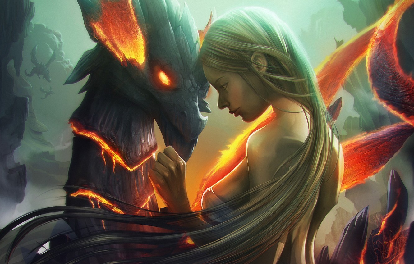 Dragon And Lady Wallpapers - Wallpaper Cave