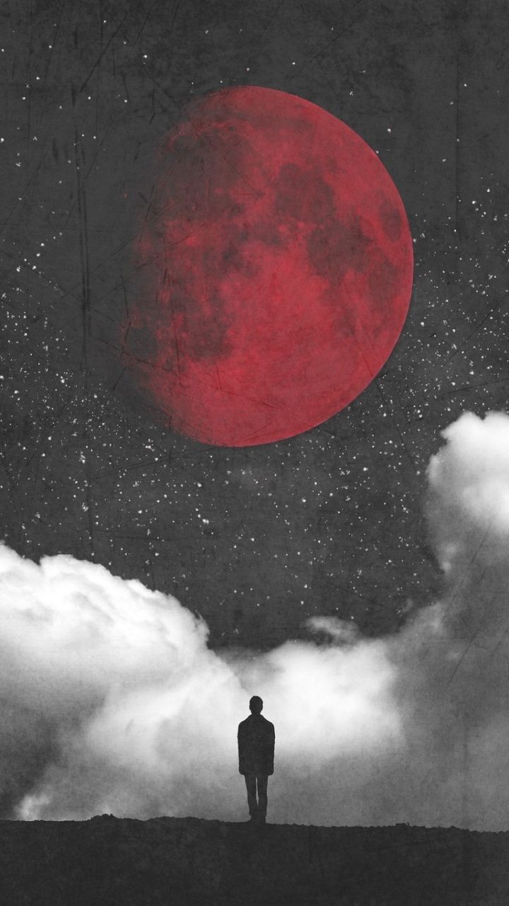 Man And Moon Wallpapers - Wallpaper Cave