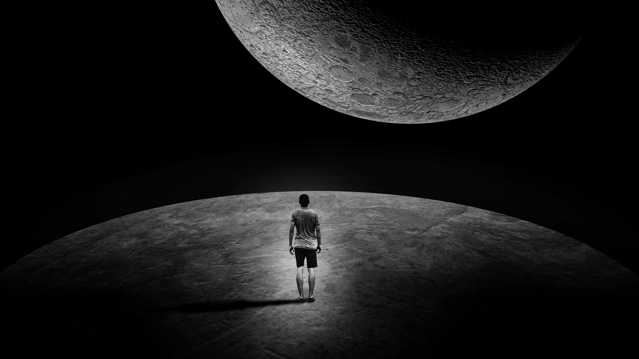 Moon And Man Wallpapers - Wallpaper Cave