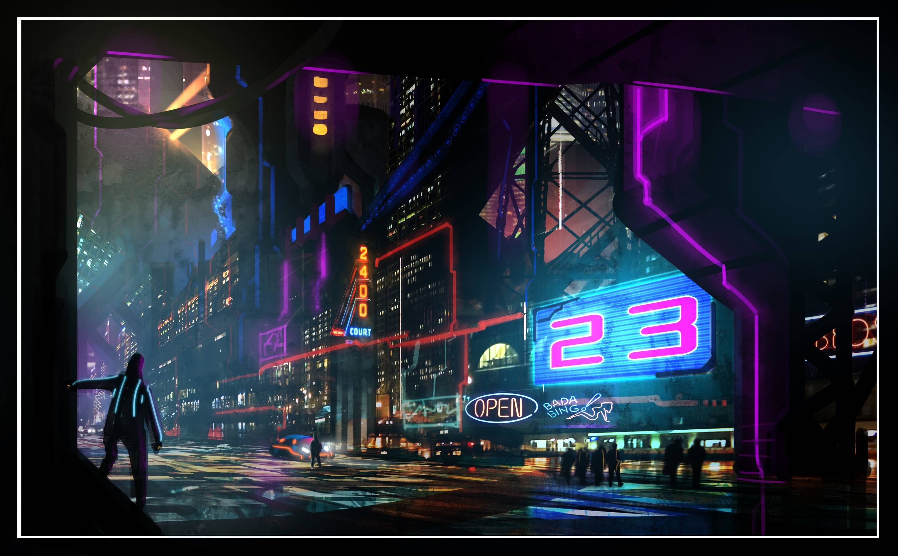 Cyberpunk City Retro Wallpapers - Wallpaper Cave