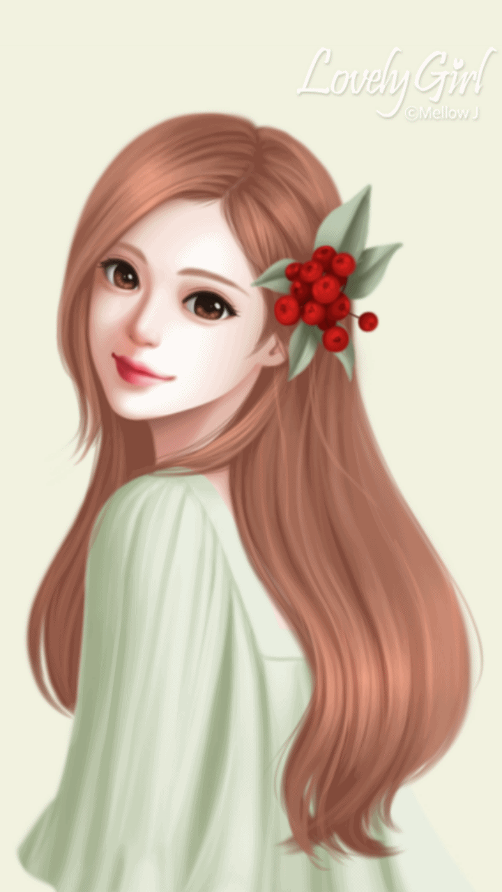 Beauty Cartoon Girl Wallpapers - Wallpaper Cave