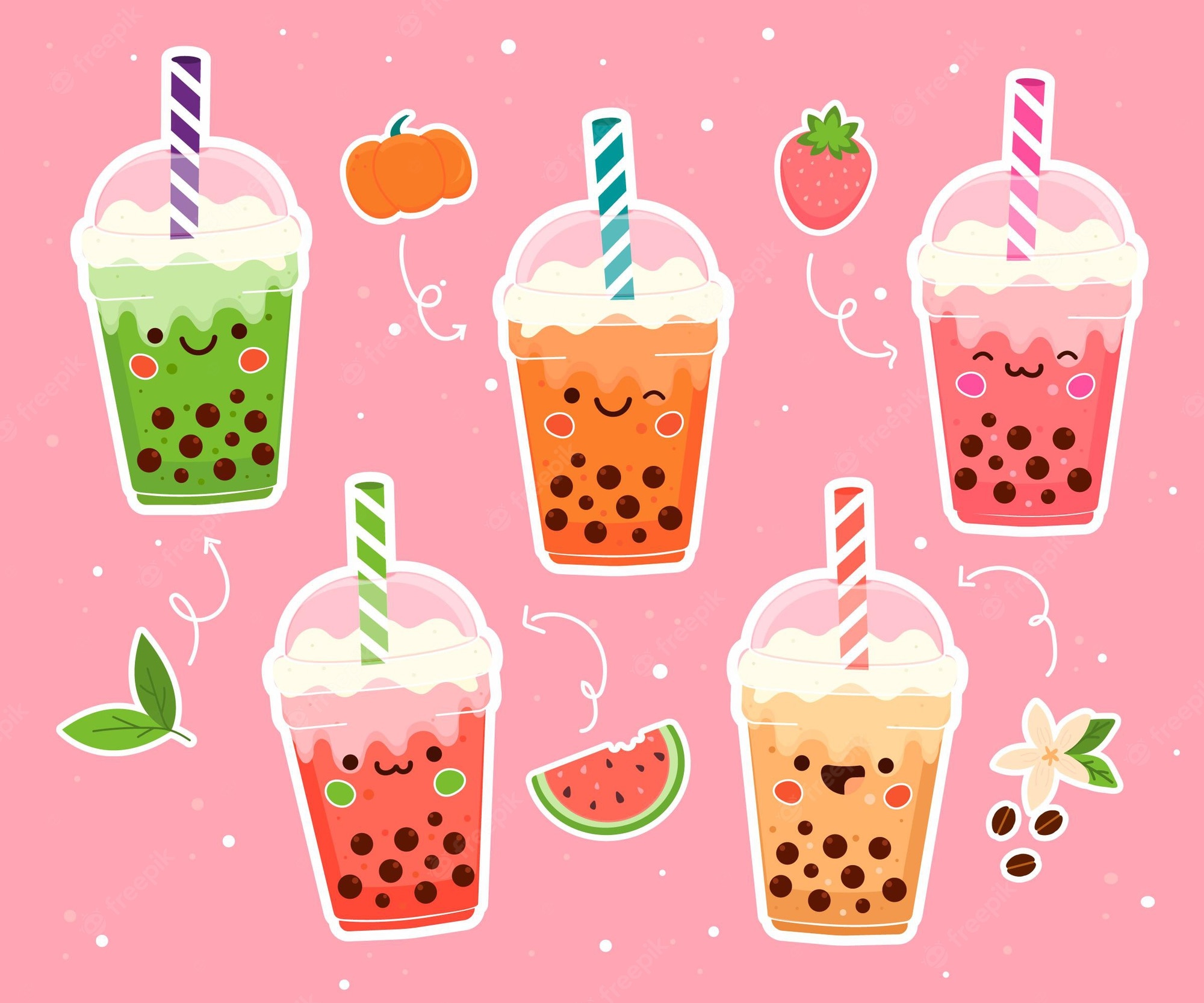 Boba Drinks Wallpapers - Wallpaper Cave