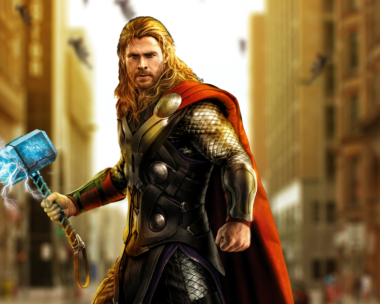 Thor Portrait Wallpapers - Wallpaper Cave