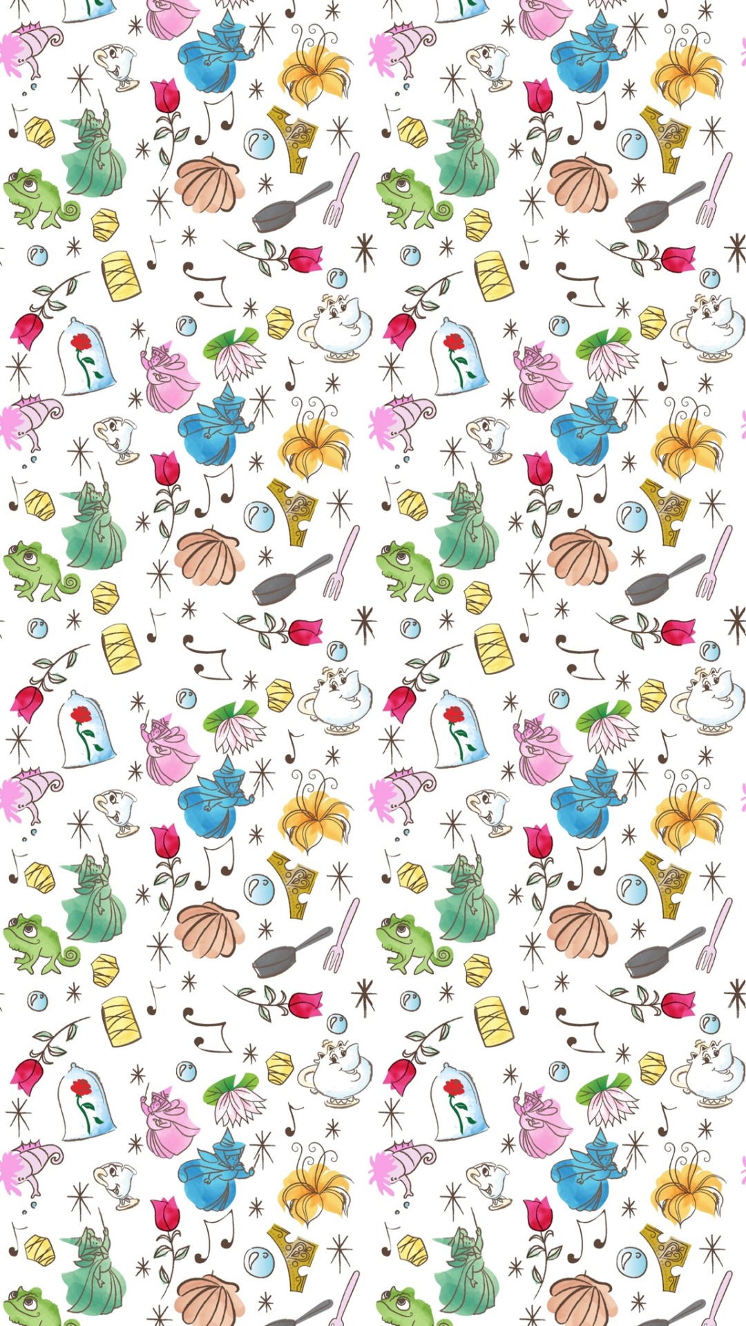 Disney Pattern Wallpapers - Wallpaper Cave