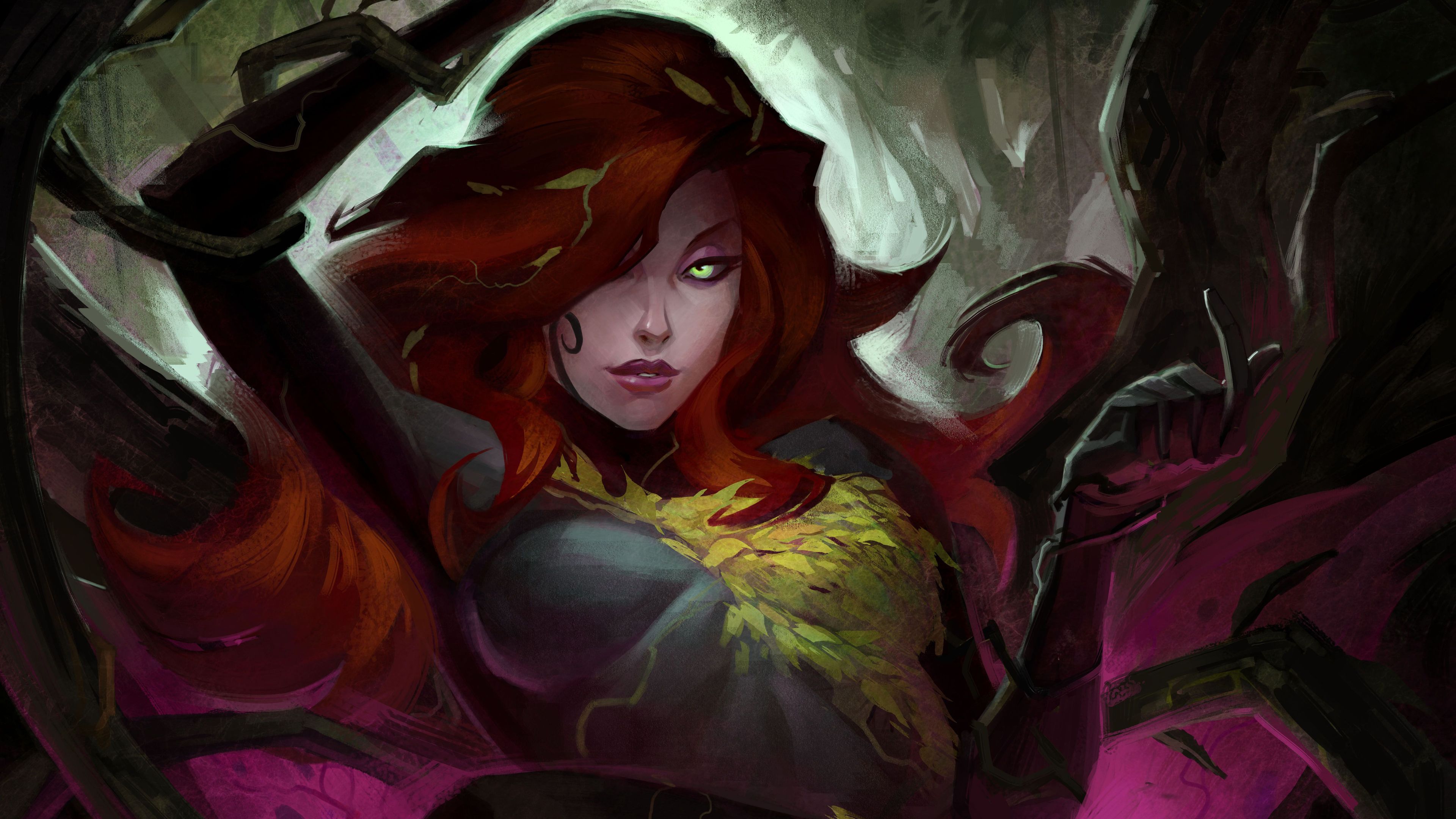 Poison Ivy DC Desktop Wallpapers - Wallpaper Cave
