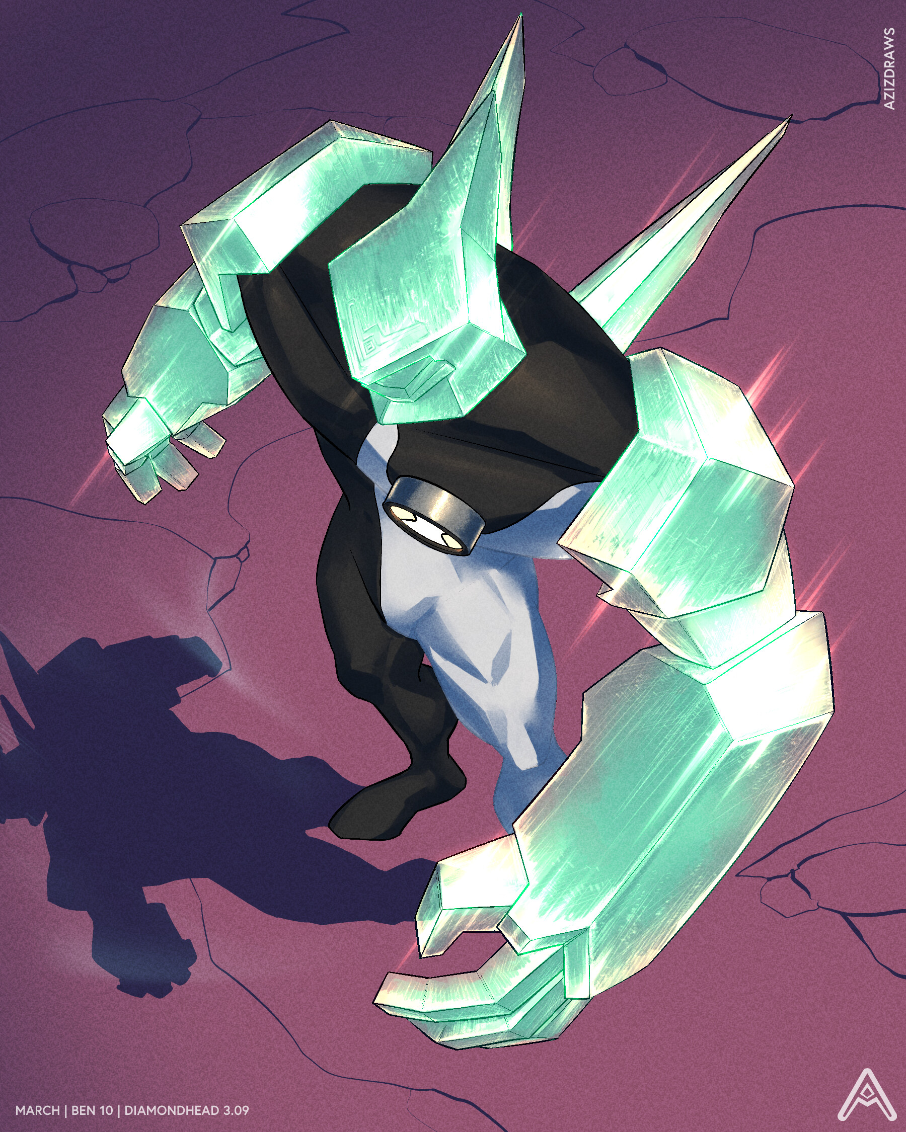 Бен 10 Алмаз Арт - 61 фото