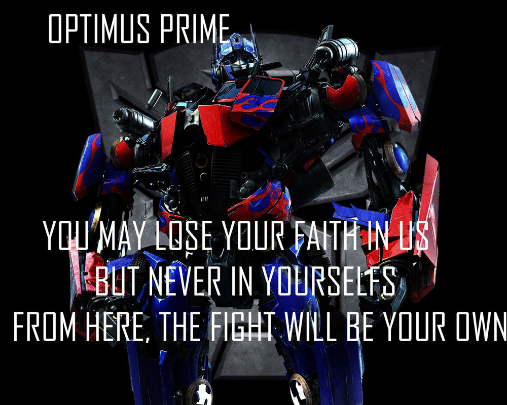 Transformers Quotes Wallpapers - Wallpaper Cave