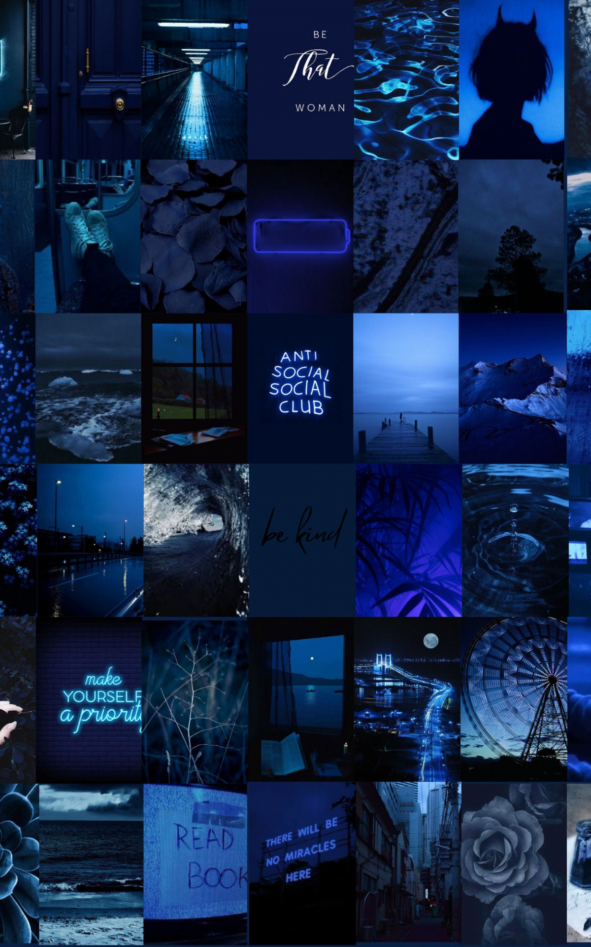 Dusky Blue Aesthetics Wallpapers - Wallpaper Cave