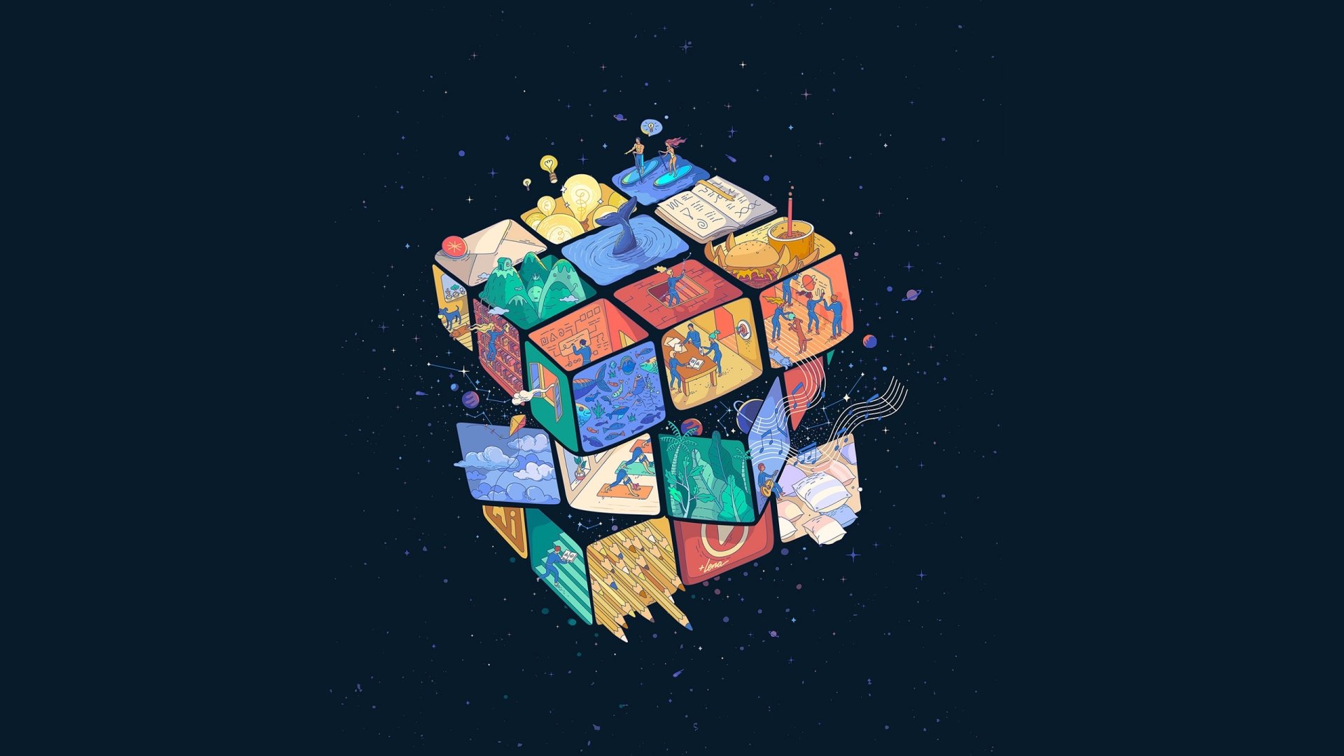 Cool Rubik's Cube Wallpapers - Wallpaper Cave