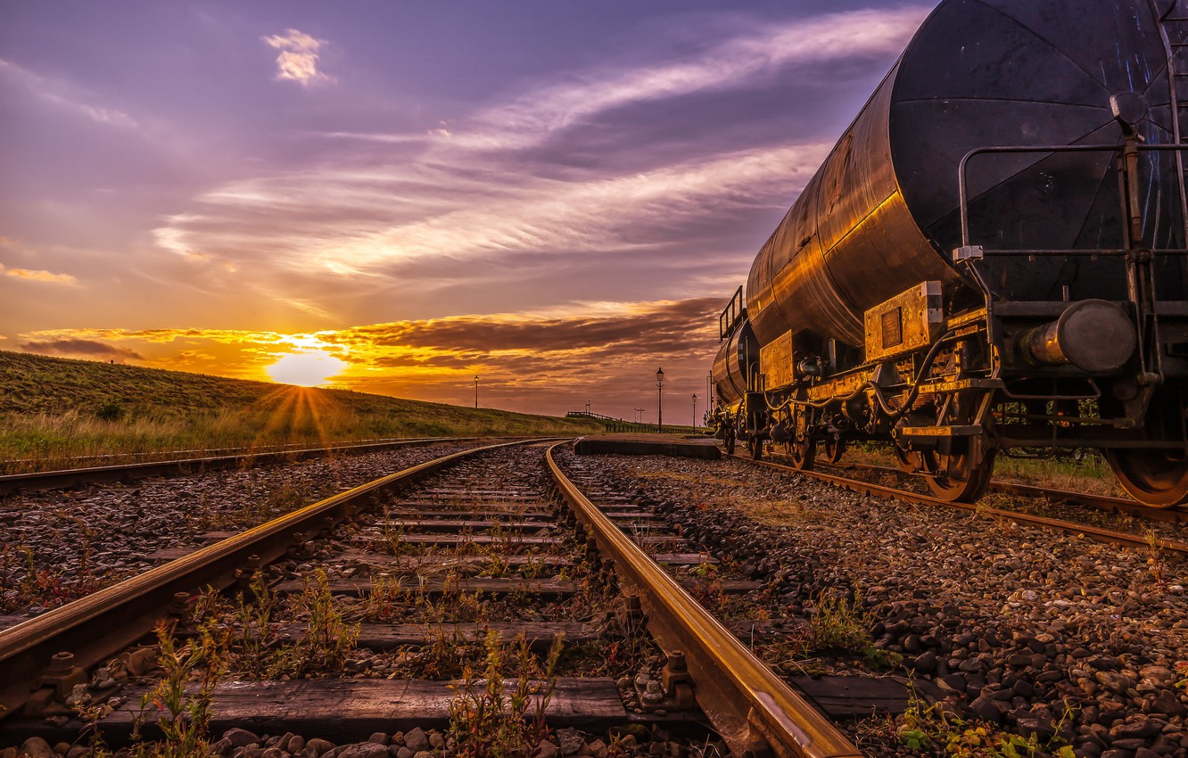 Sunset Train Wallpapers - Wallpaper Cave