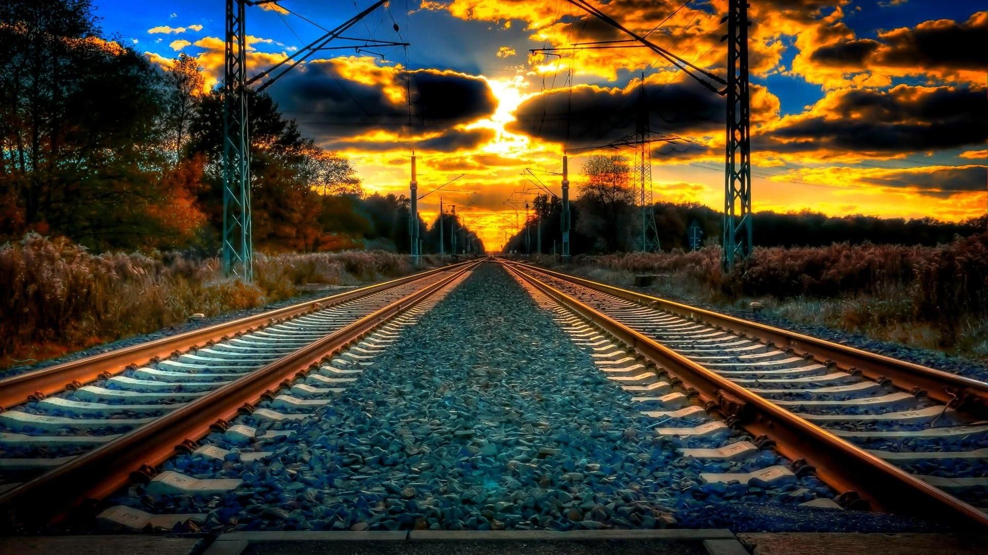 Sunset Train Wallpapers - Wallpaper Cave