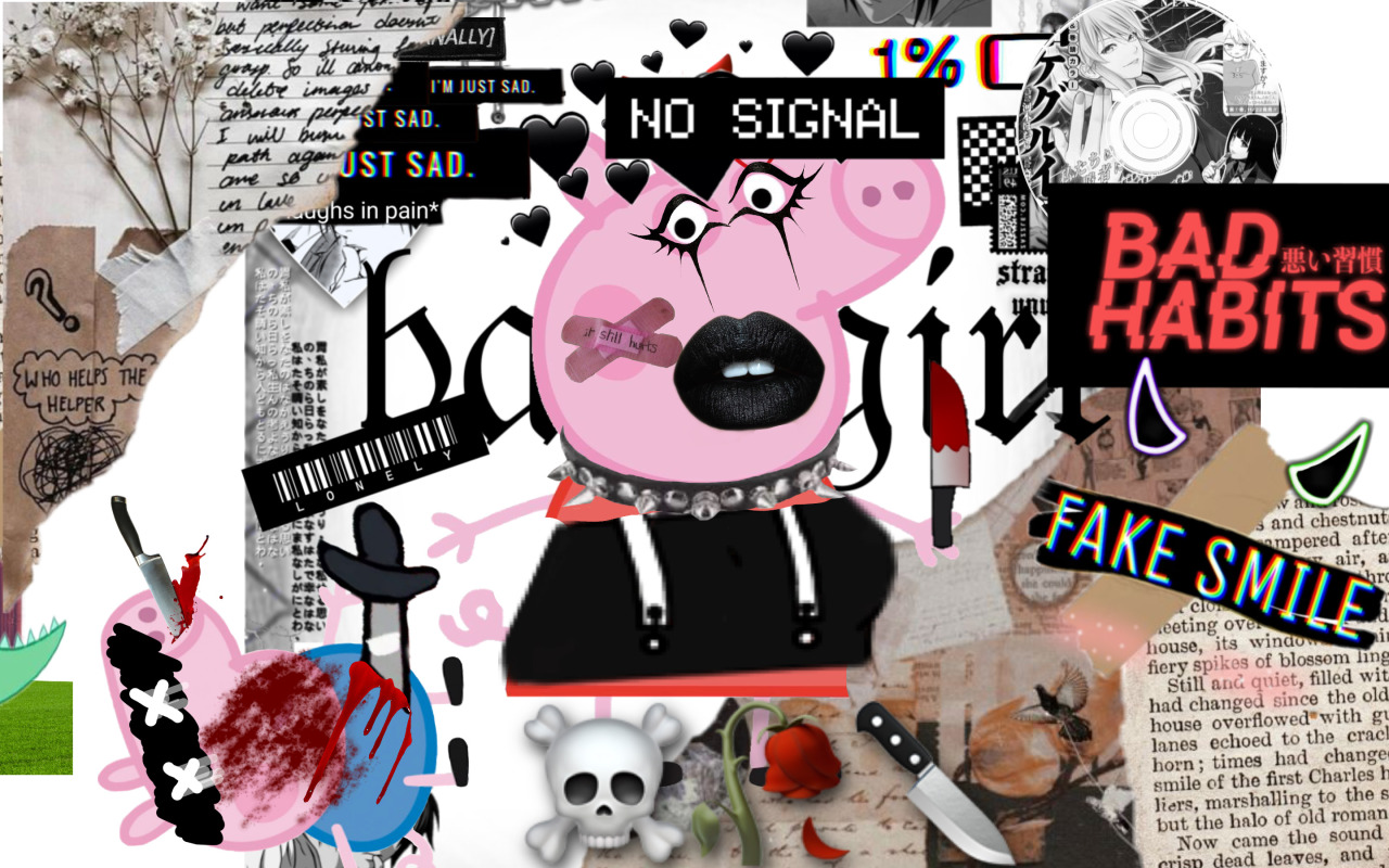 Emo Peppa Wallpapers - Wallpaper Cave