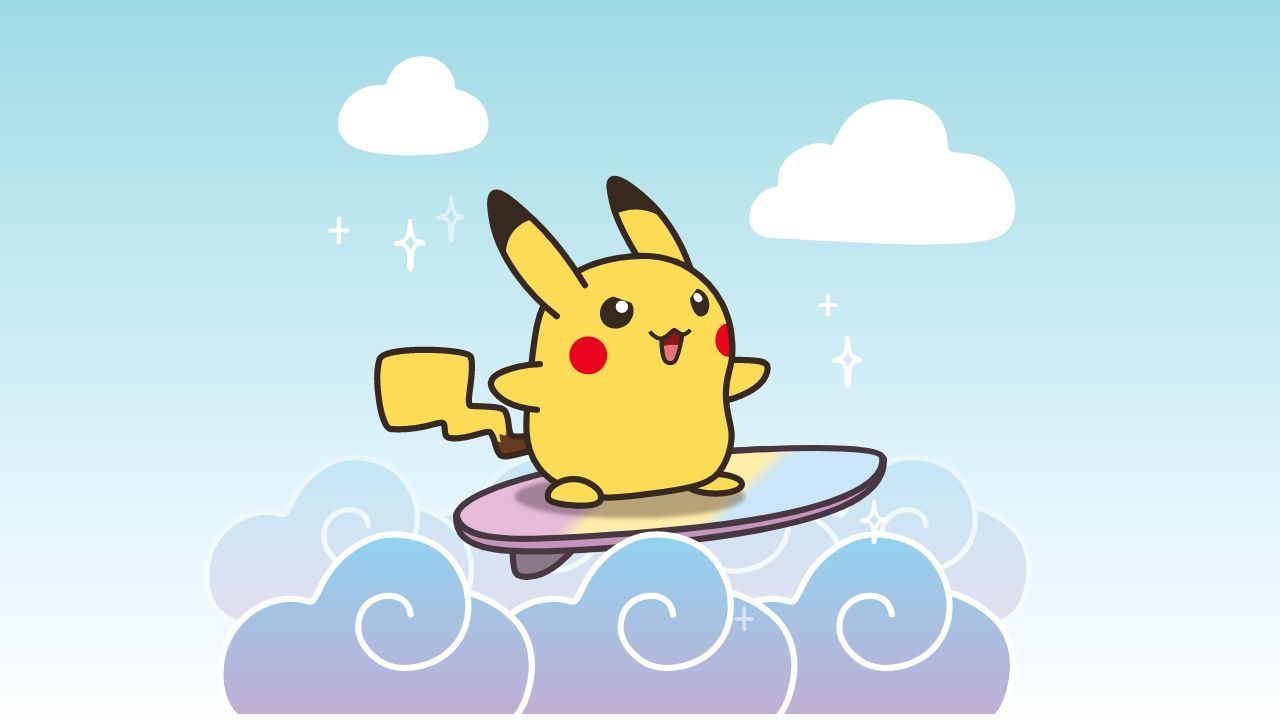Surfing Pikachu Wallpaper Here /r/pokemon, I Made A Surfing Pikachu HD