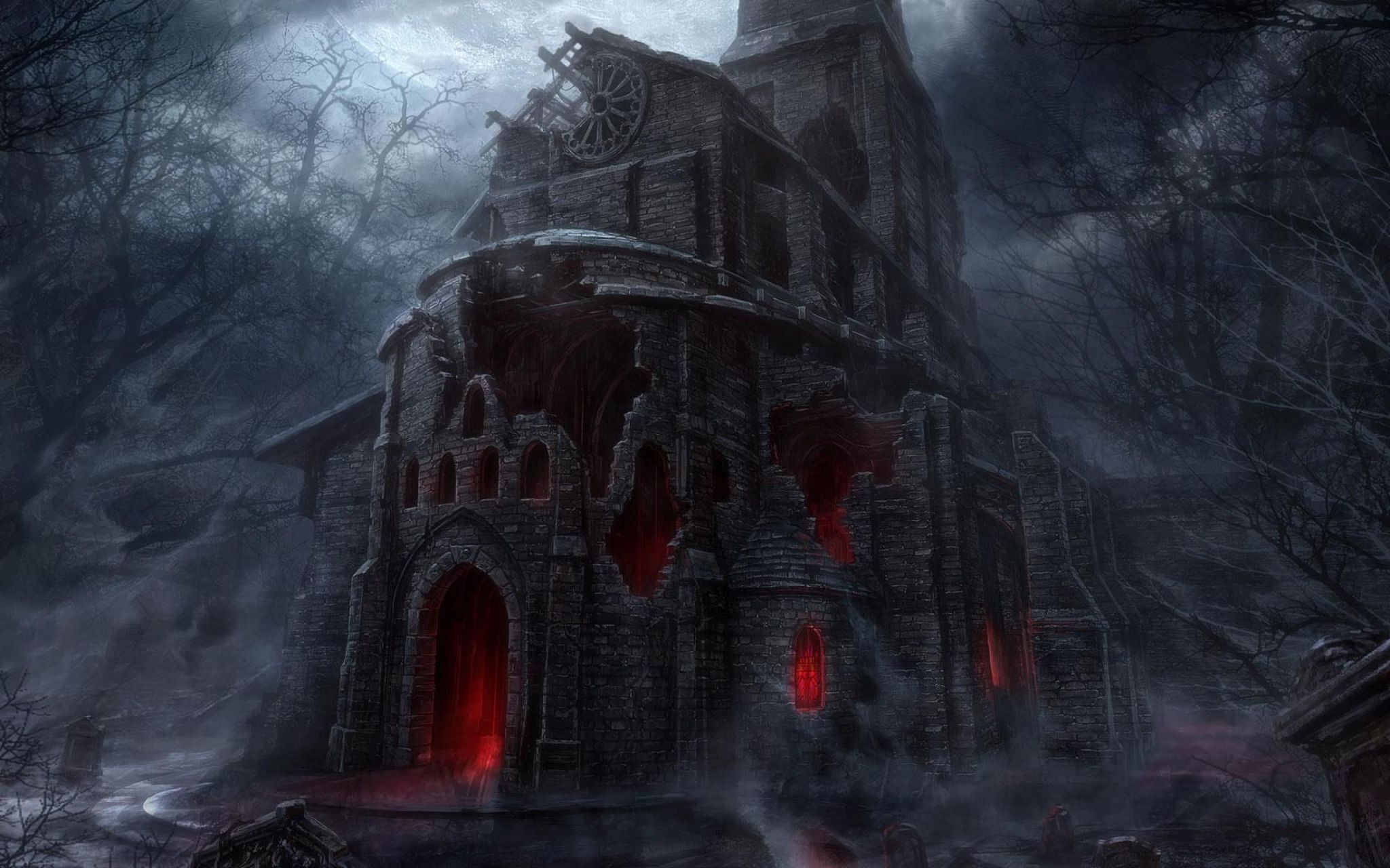 Horror Castle Wallpapers - Wallpaper Cave