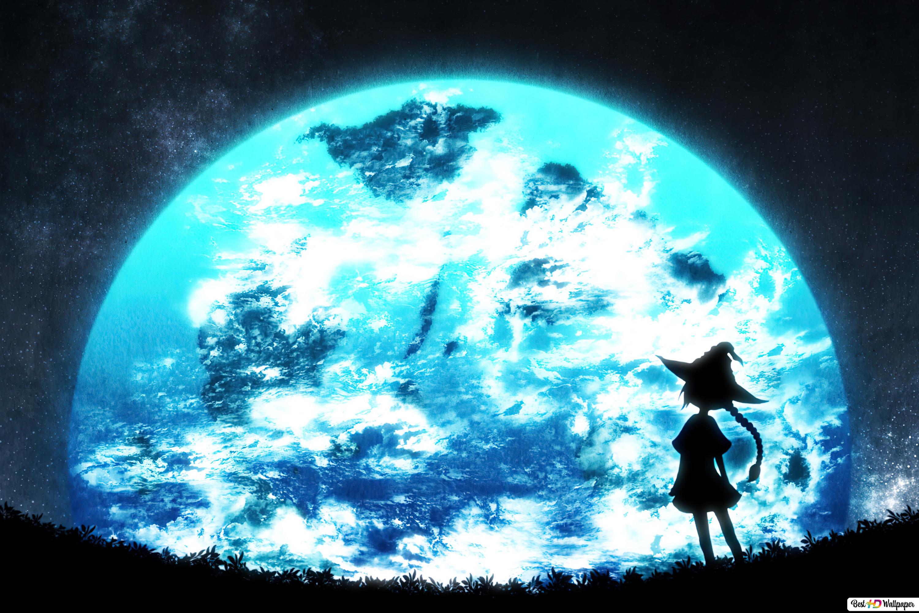 Anime Moon Witch Wallpapers - Wallpaper Cave