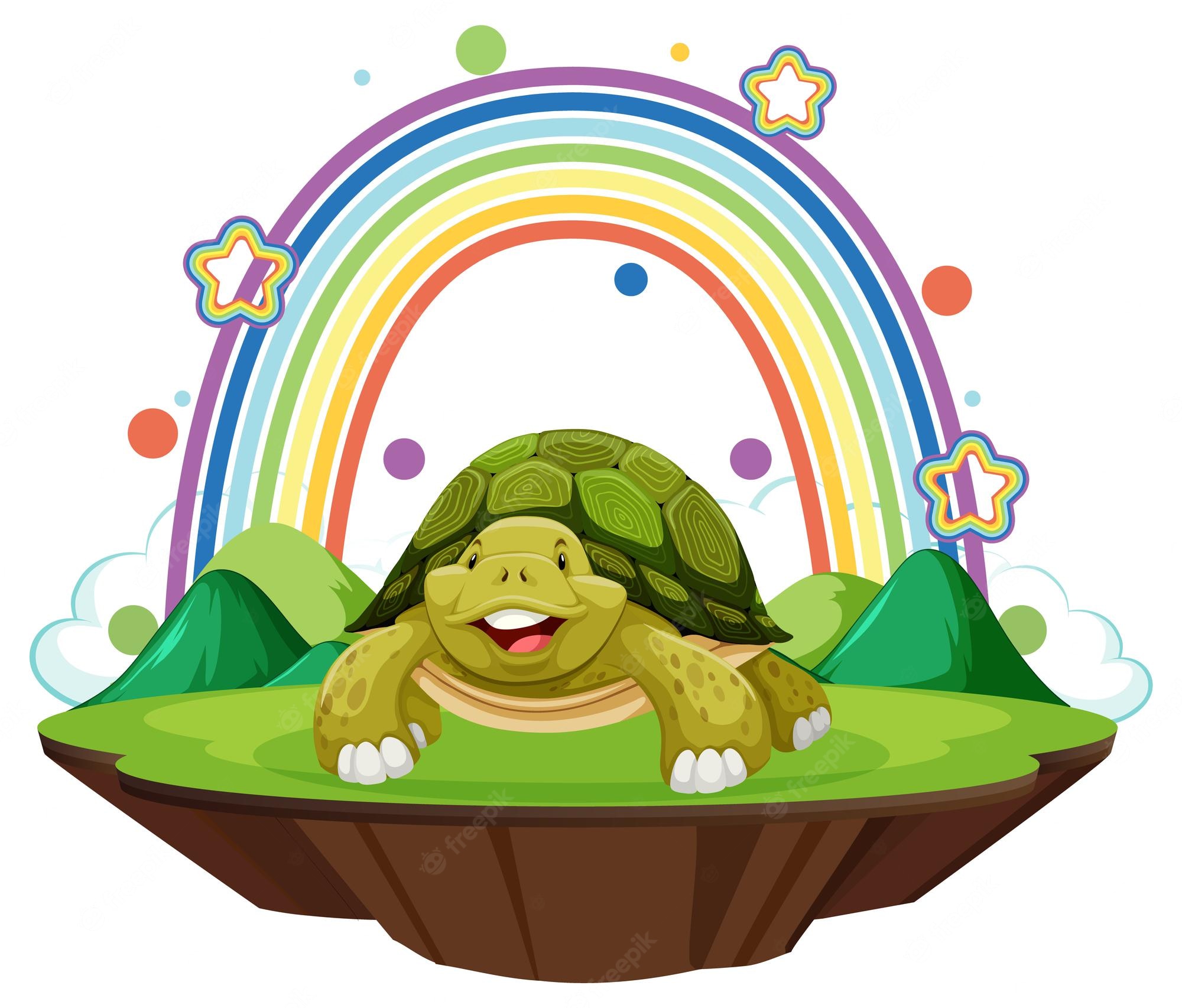 Rainbow Turtle Kawaii Wallpapers - Wallpaper Cave