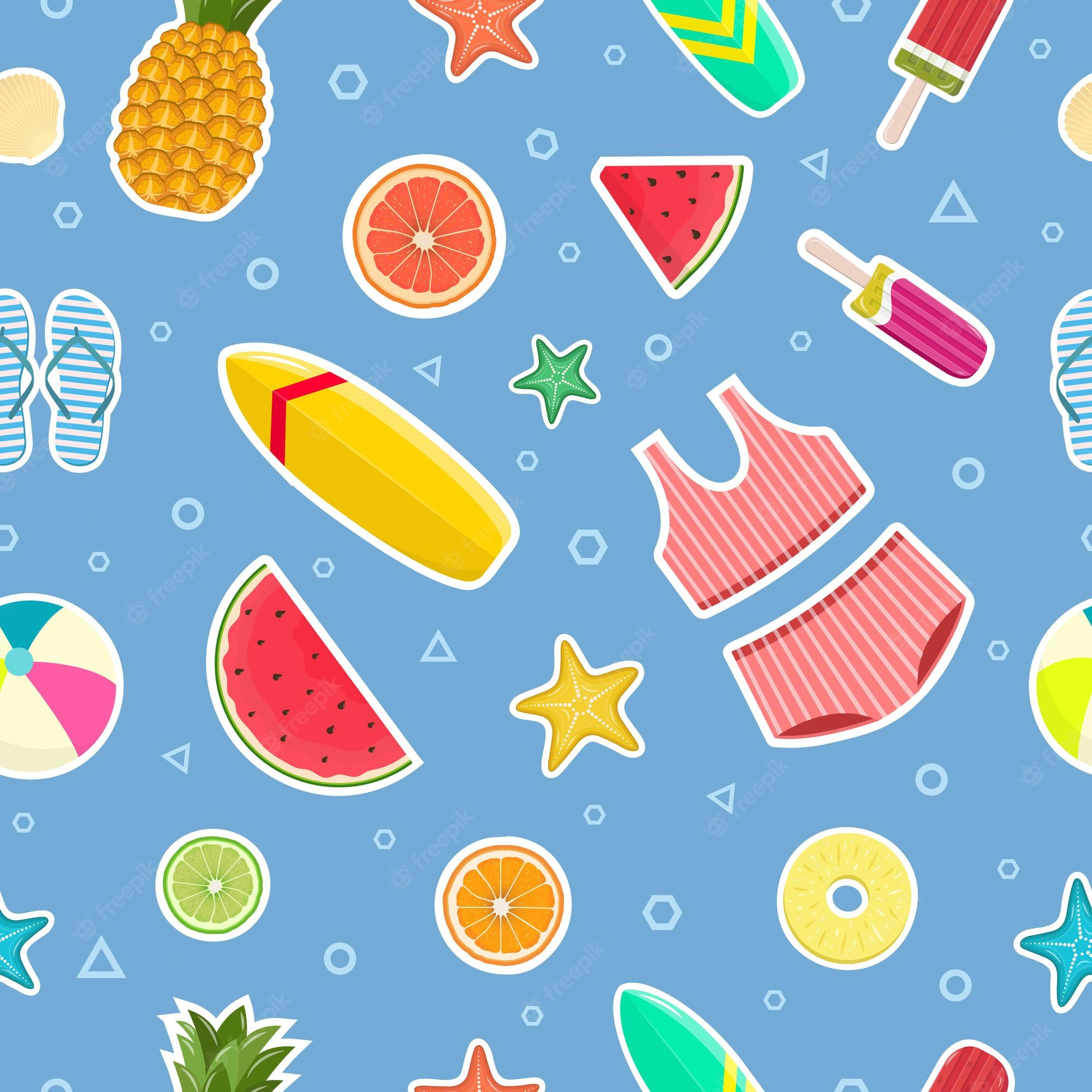 Summer Beach Elements Wallpapers - Wallpaper Cave