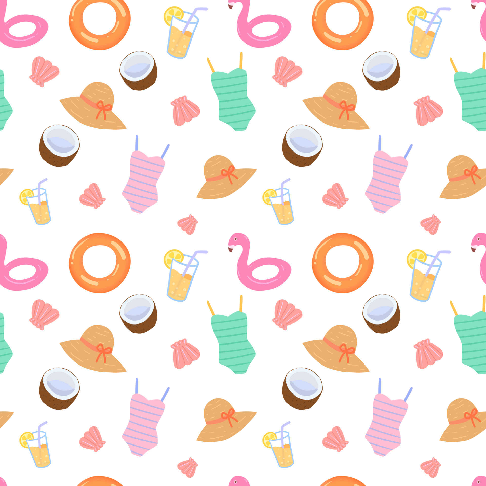 Summer Beach Elements Wallpapers - Wallpaper Cave