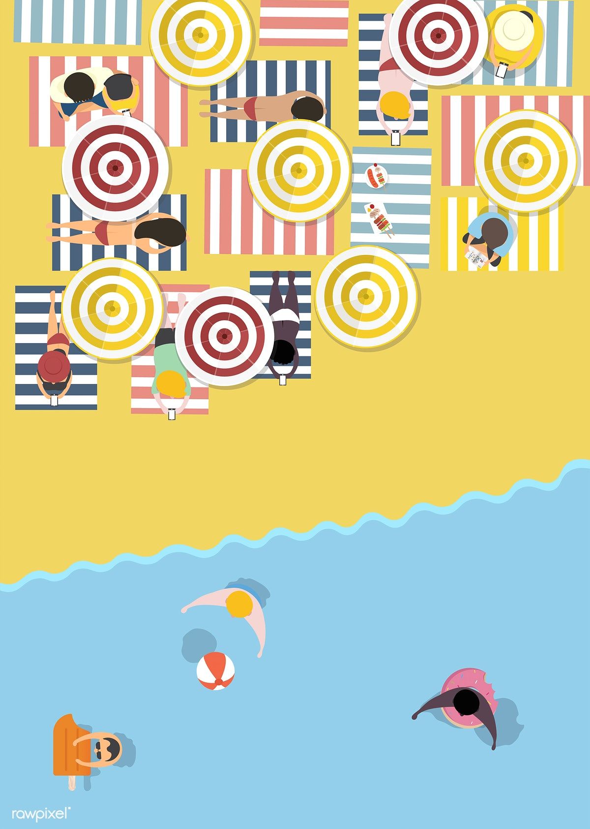 Summer Beach Elements Wallpapers - Wallpaper Cave