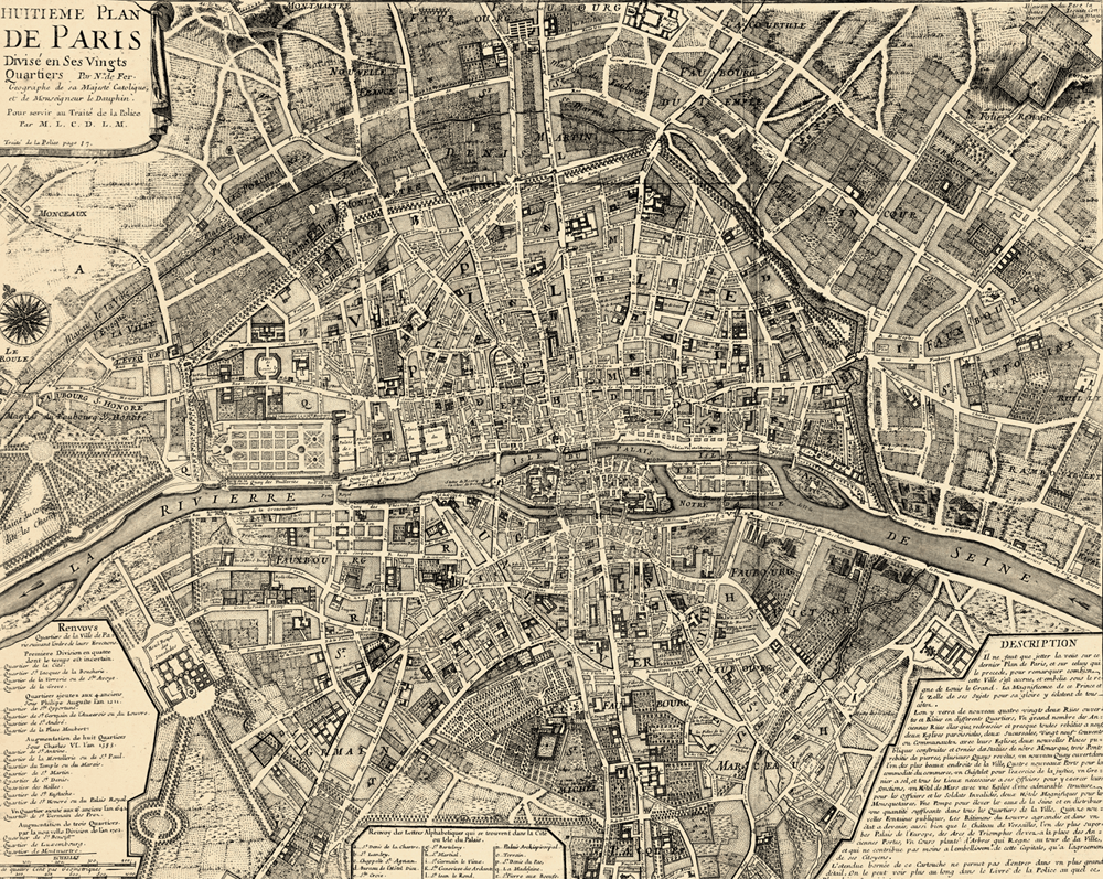 Paris Map Wallpapers - Wallpaper Cave