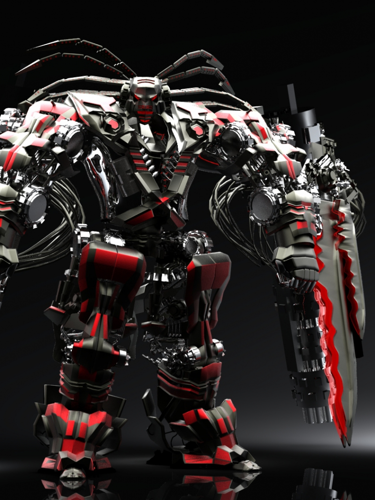 3D Robot Wallpapers - Wallpaper Cave