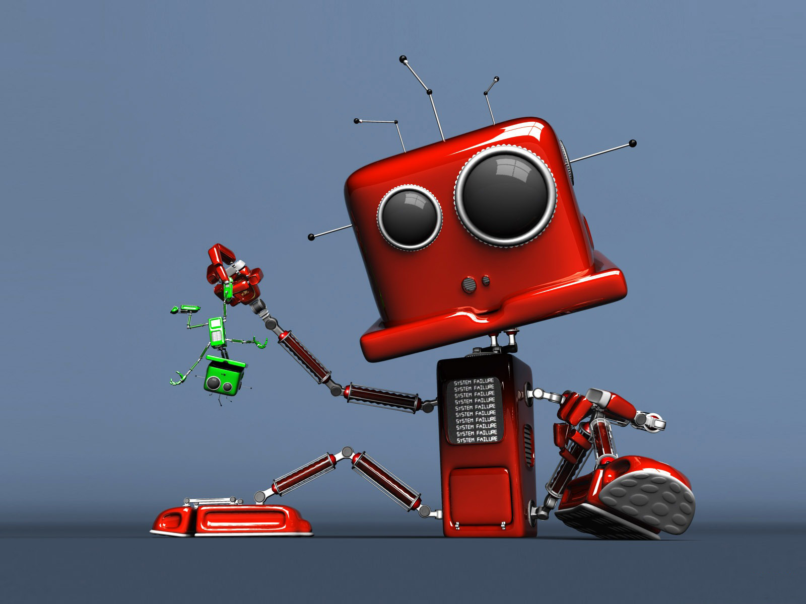 3D Robot Wallpapers - Wallpaper Cave
