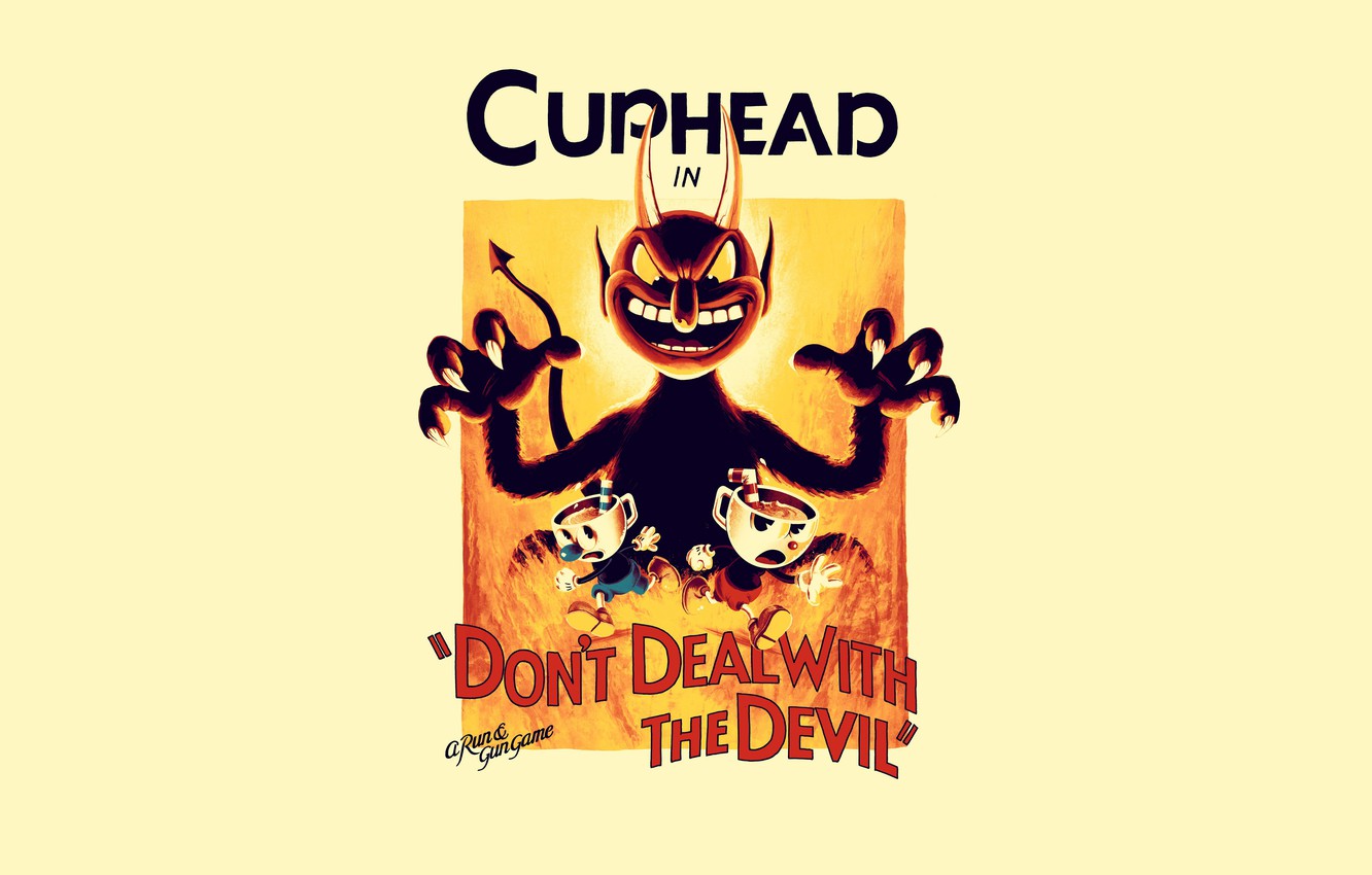 The Devil Cuphead Wallpaper Cuphead Devil Boss Retro Wallpapers