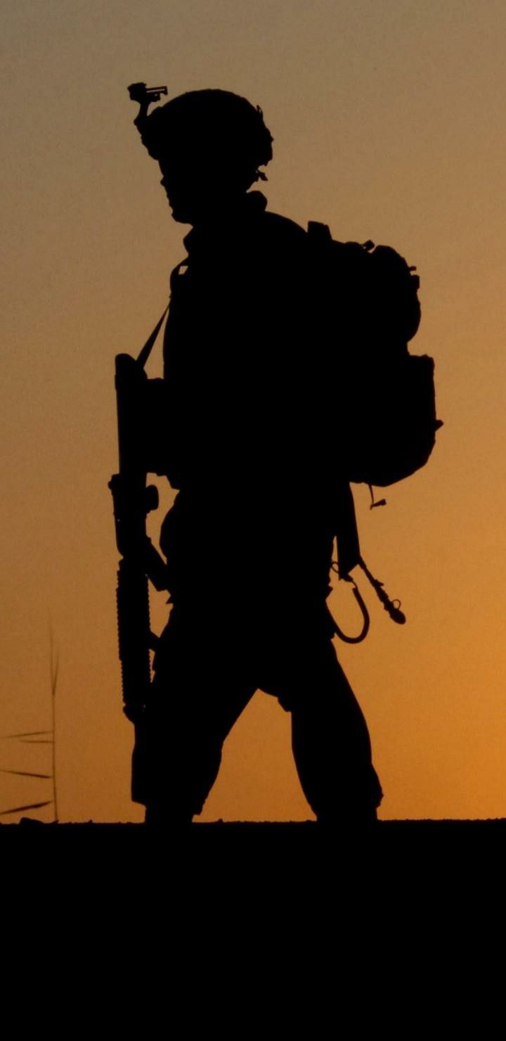 United States Military Shadows Wallpaper