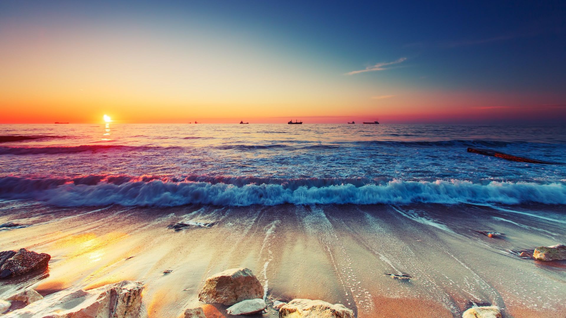 Sunrise Ocean Wallpapers - Wallpaper Cave