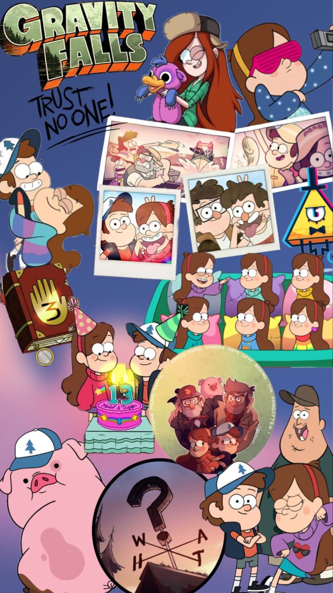 Gravity Falls Collage Wallpapers - Wallpaper Cave