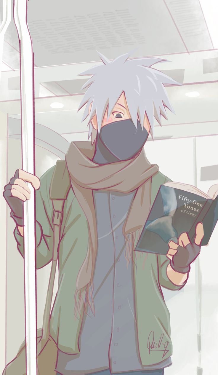 Kakashi Reading Wallpapers Wallpaper Cave
