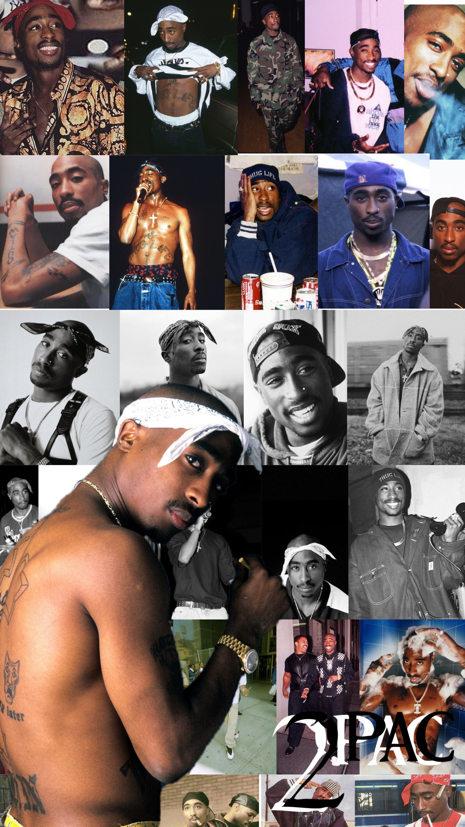 Tupac iPhone Aesthetic Wallpapers - Wallpaper Cave
