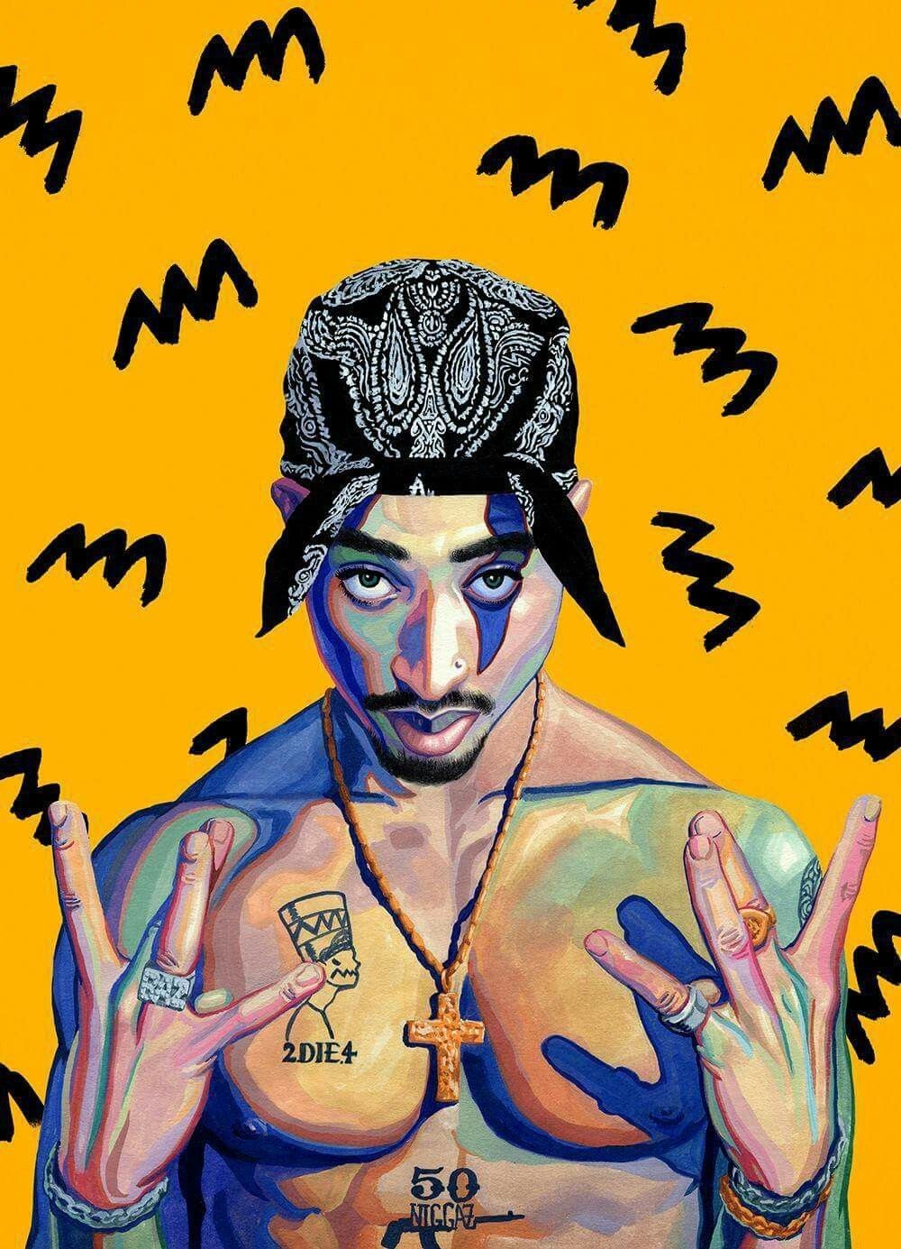 Tupac iPhone Aesthetic Wallpapers - Wallpaper Cave