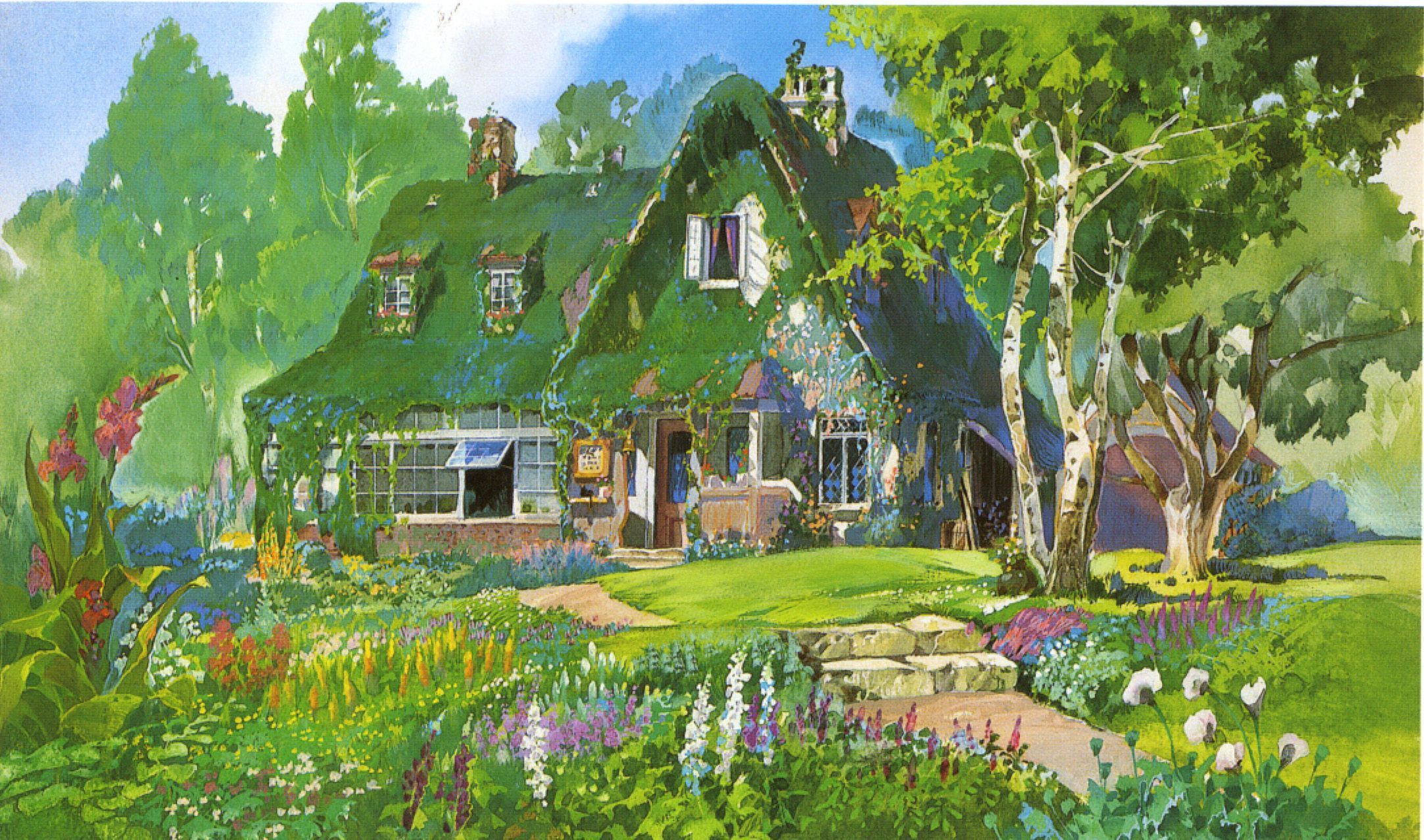 Studio Ghibli Landscape Wallpapers Wallpaper Cave