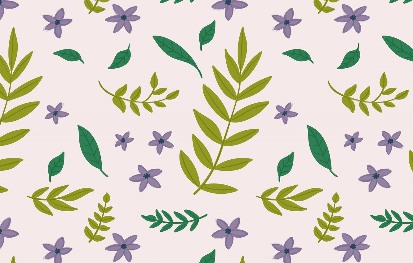 Spring Leaves Pattern Wallpapers - Wallpaper Cave