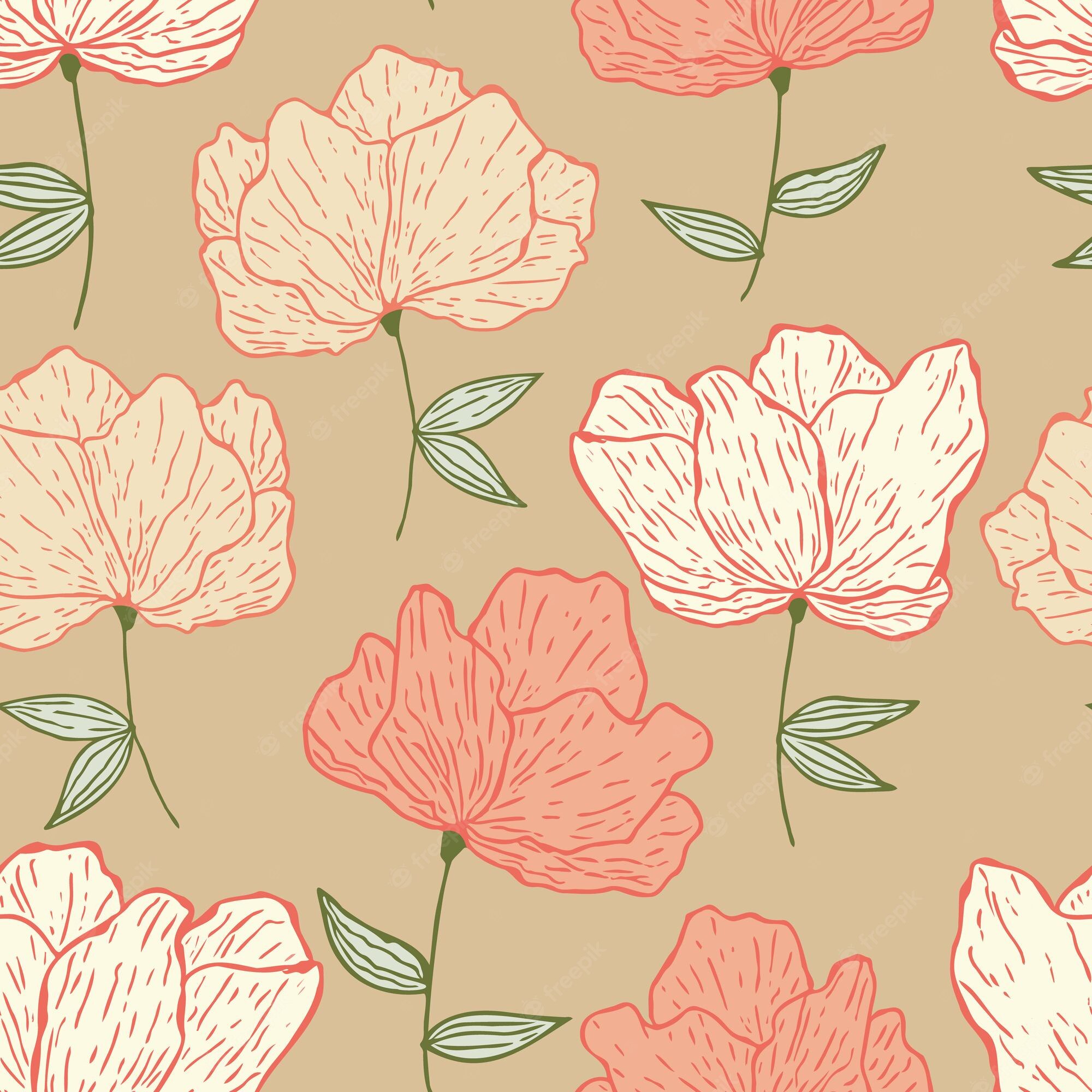 Spring Leaves Pattern Wallpapers - Wallpaper Cave