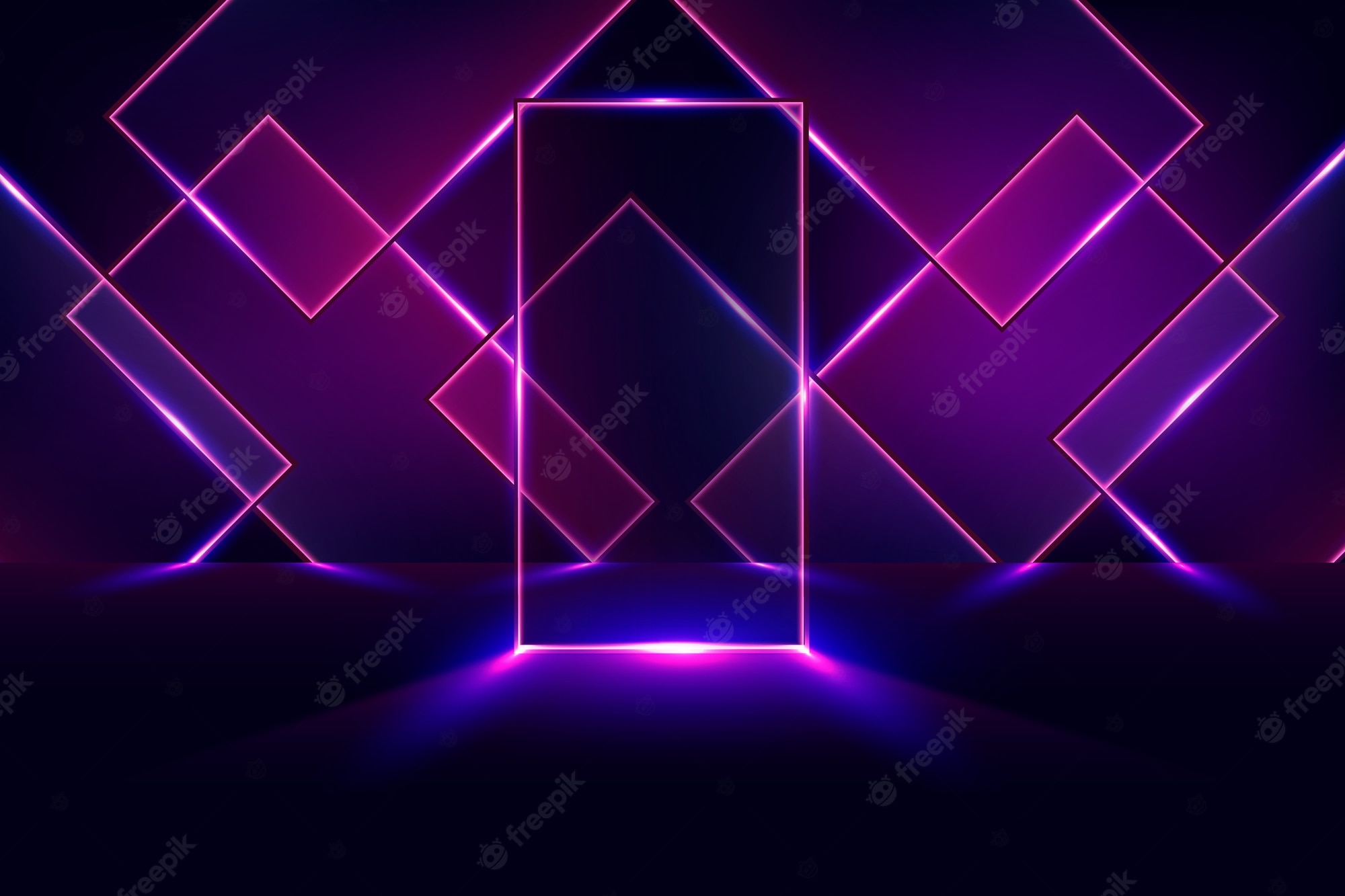 Neon Geometric Colorful Wallpapers - Wallpaper Cave