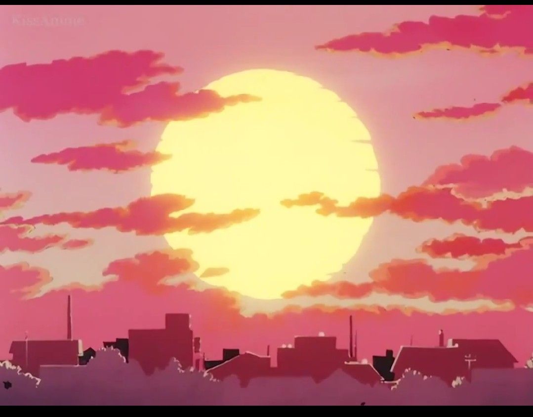 80s Anime Aesthetic City Sunset Wallpapers - Wallpaper Cave