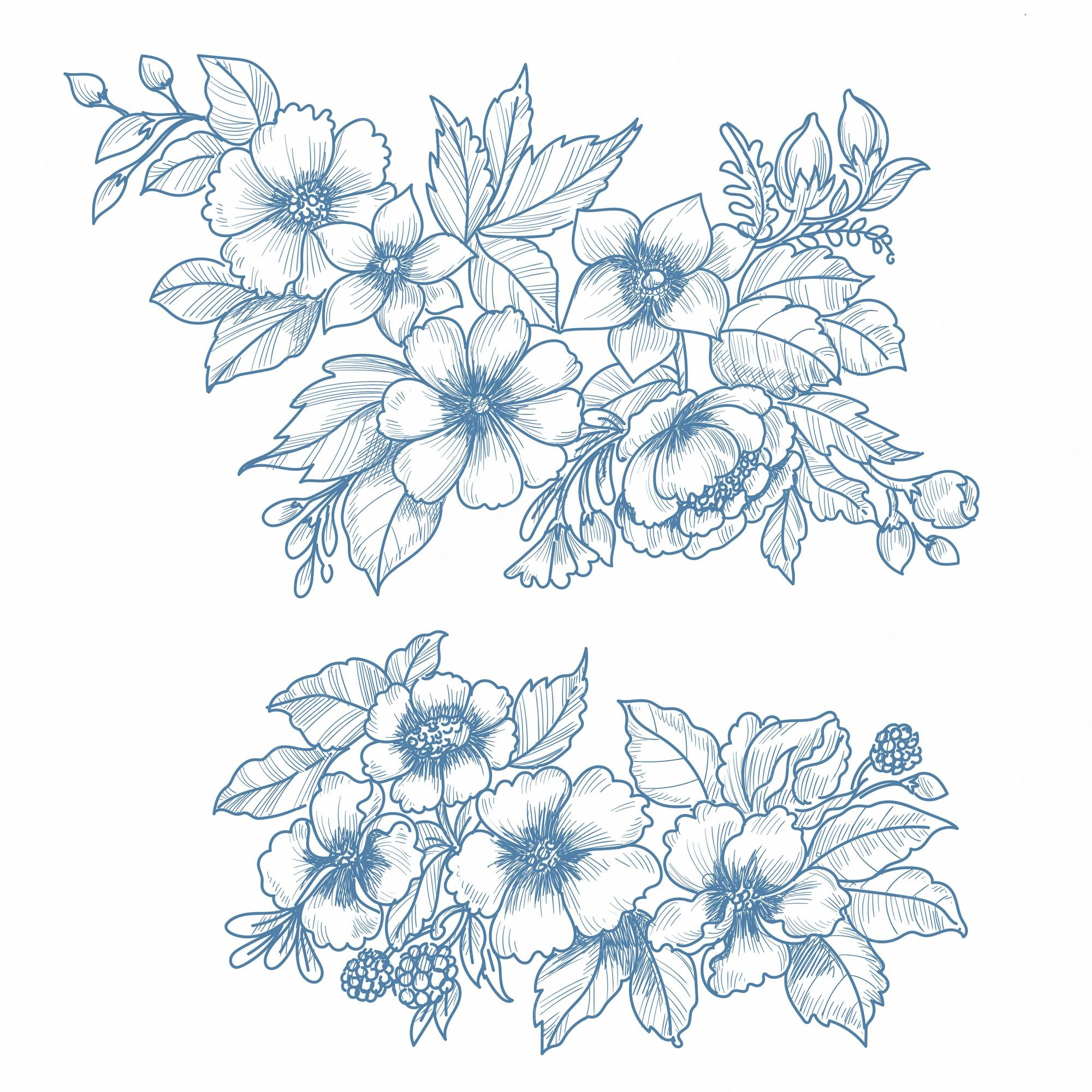 Flower Sketch Wallpapers - Wallpaper Cave