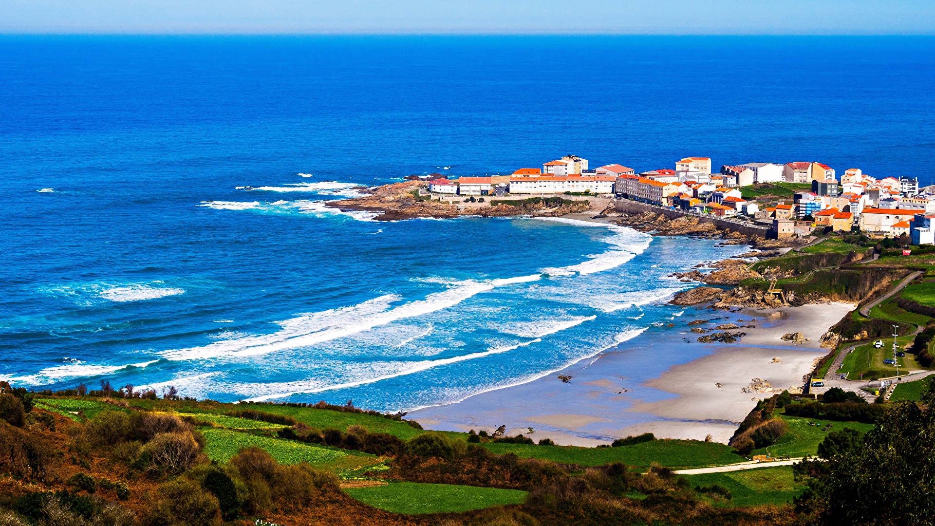 Coast Of Galicia Spain Wallpapers Wallpaper Cave