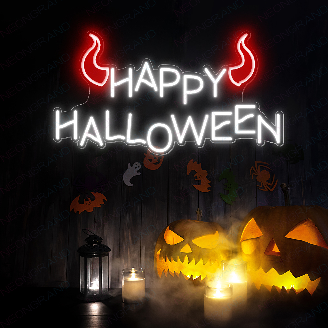 Halloween Led Sign Wallpapers - Wallpaper Cave
