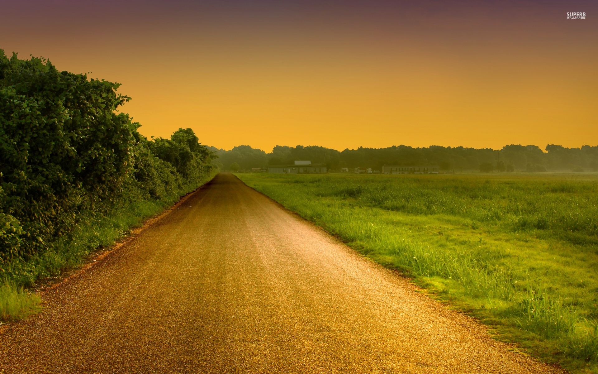 Country Road Sunset Wallpapers - Wallpaper Cave