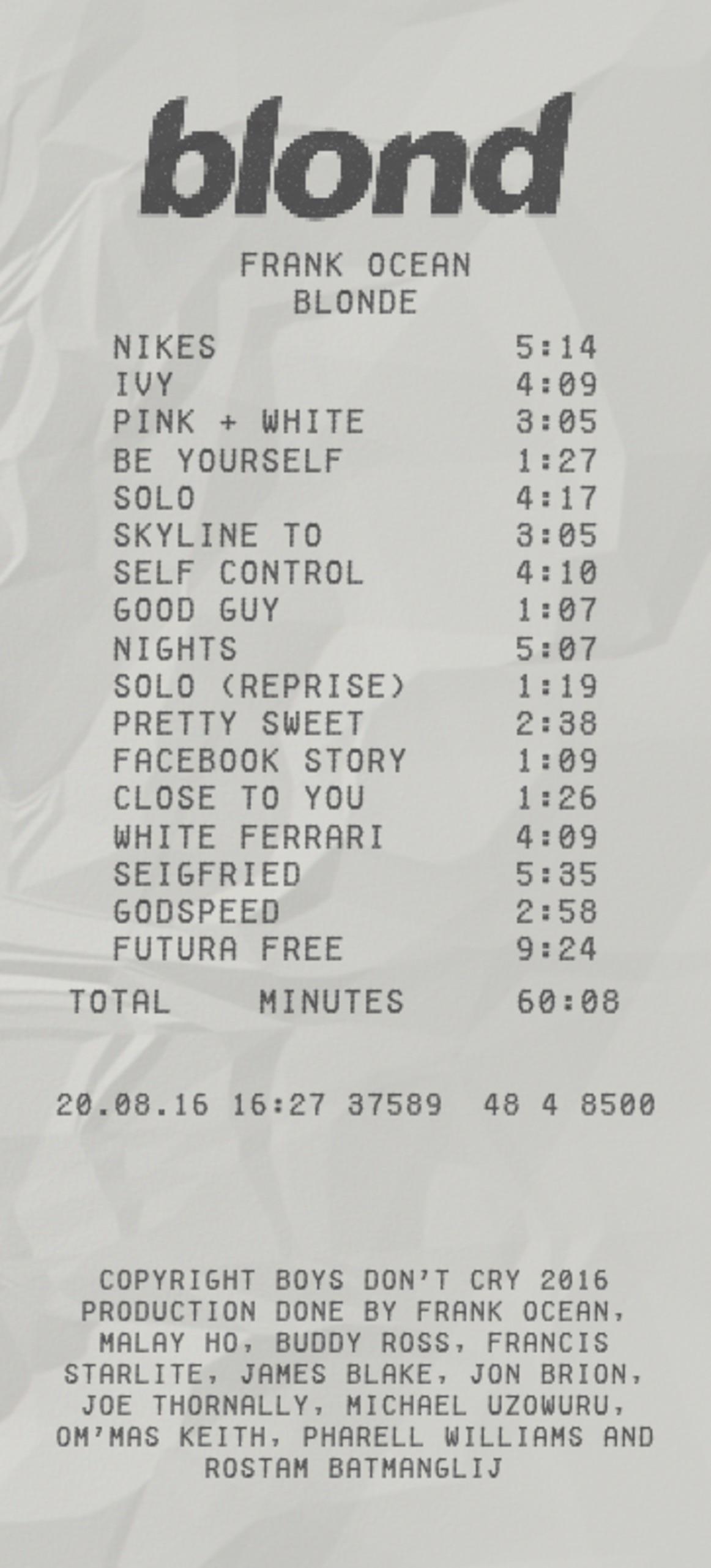 Blond Frank Ocean iPhone Wallpapers - Wallpaper Cave