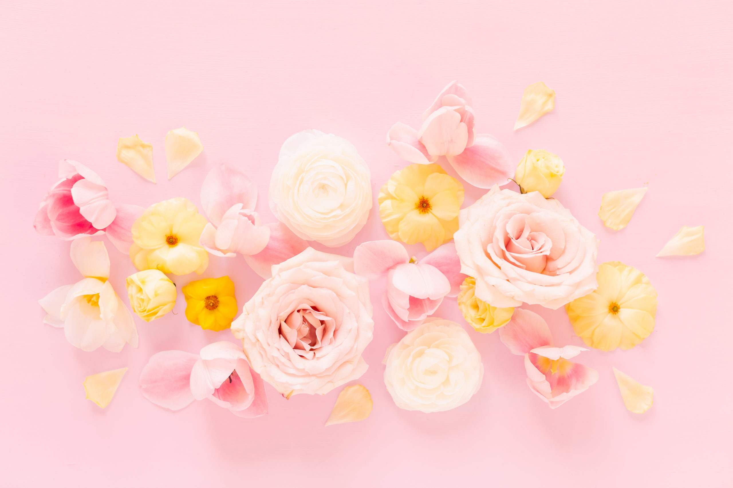 Spring Pastel Flowers Desktop Wallpapers - Wallpaper Cave